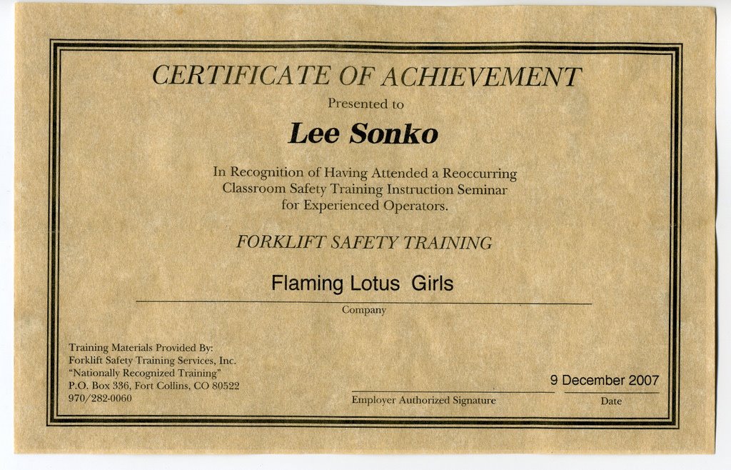 Lee Blog Archive Forklift Certification